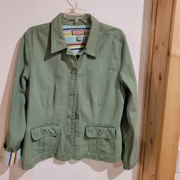 Jamaica Bay | Jackets & Coats | Jamaica Bay Xl Green 0 Cotton Ladies ...